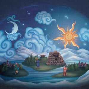 The Great Dispersion - Flat Earth Art Print - Under the Dome Series ...