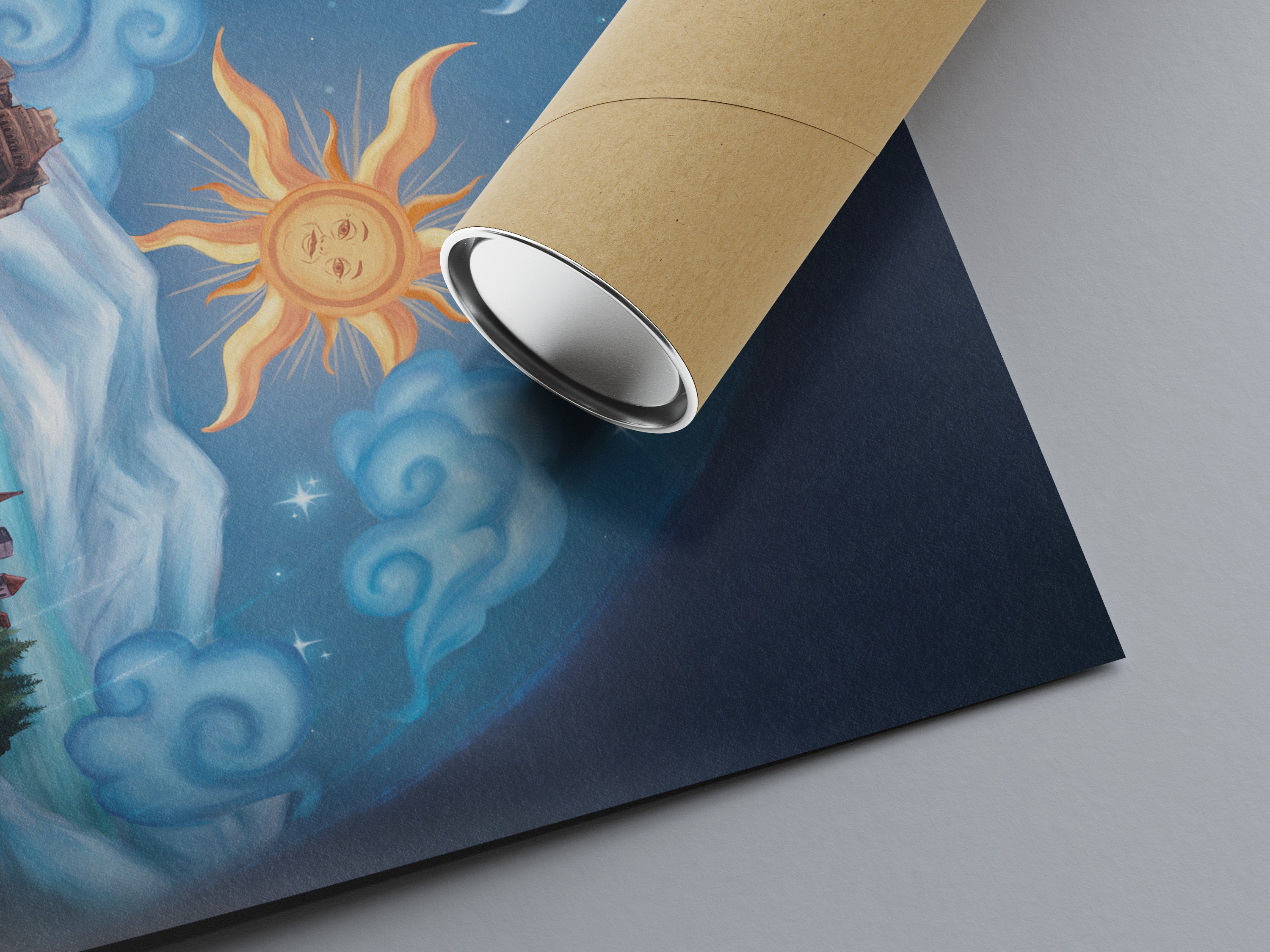 The Great Dispersion Flat Earth Art Print Under the Dome - Etsy