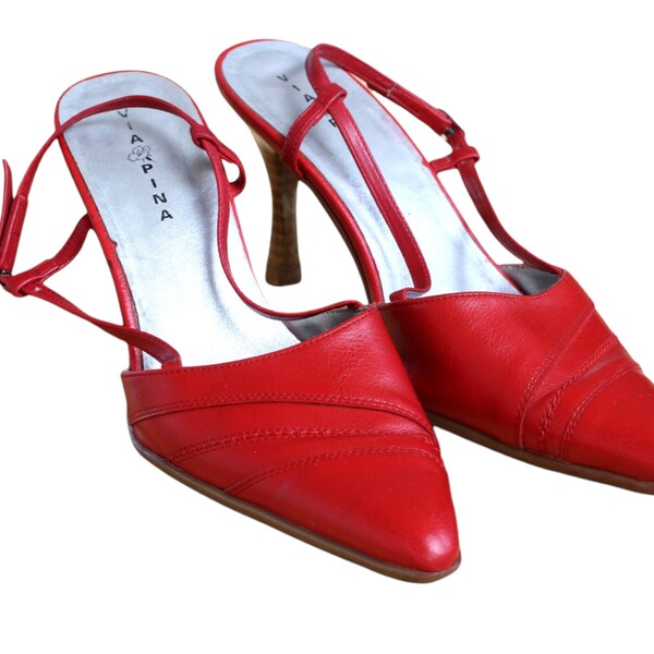 Sling Back Heels - Etsy