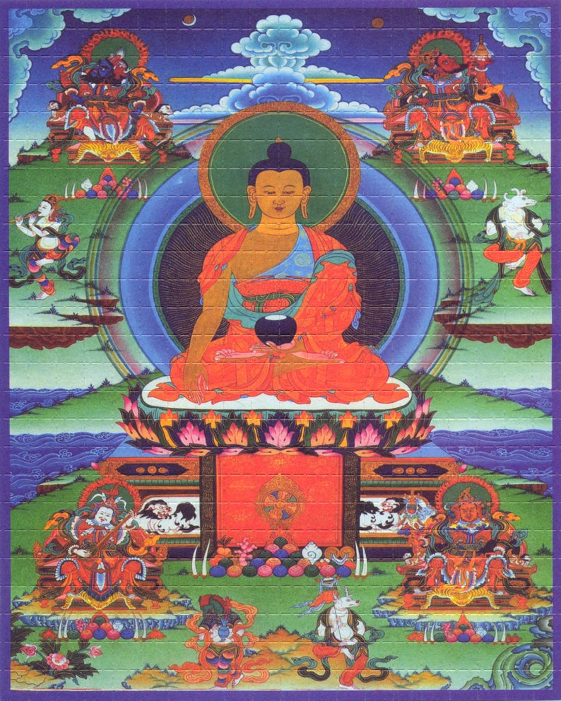 Why do so many LSD artworks have major Indian Influences? like Buddha ...