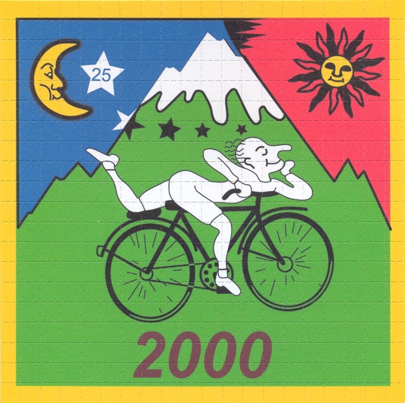Blotter Art albert Hofmann Bike-ride 2000 18 Cm X - Etsy Canada