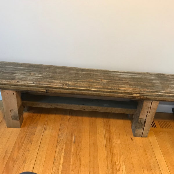 Farmhouse Bench - Etsy