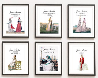 Jane Austen Poster - Etsy