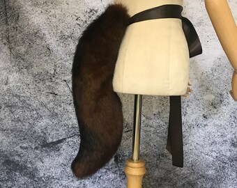 Faux fur tail | Etsy