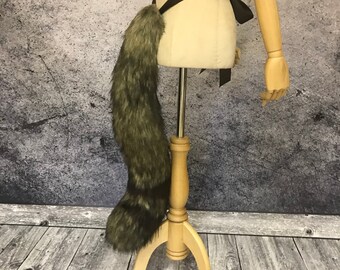 Faux fur tail | Etsy