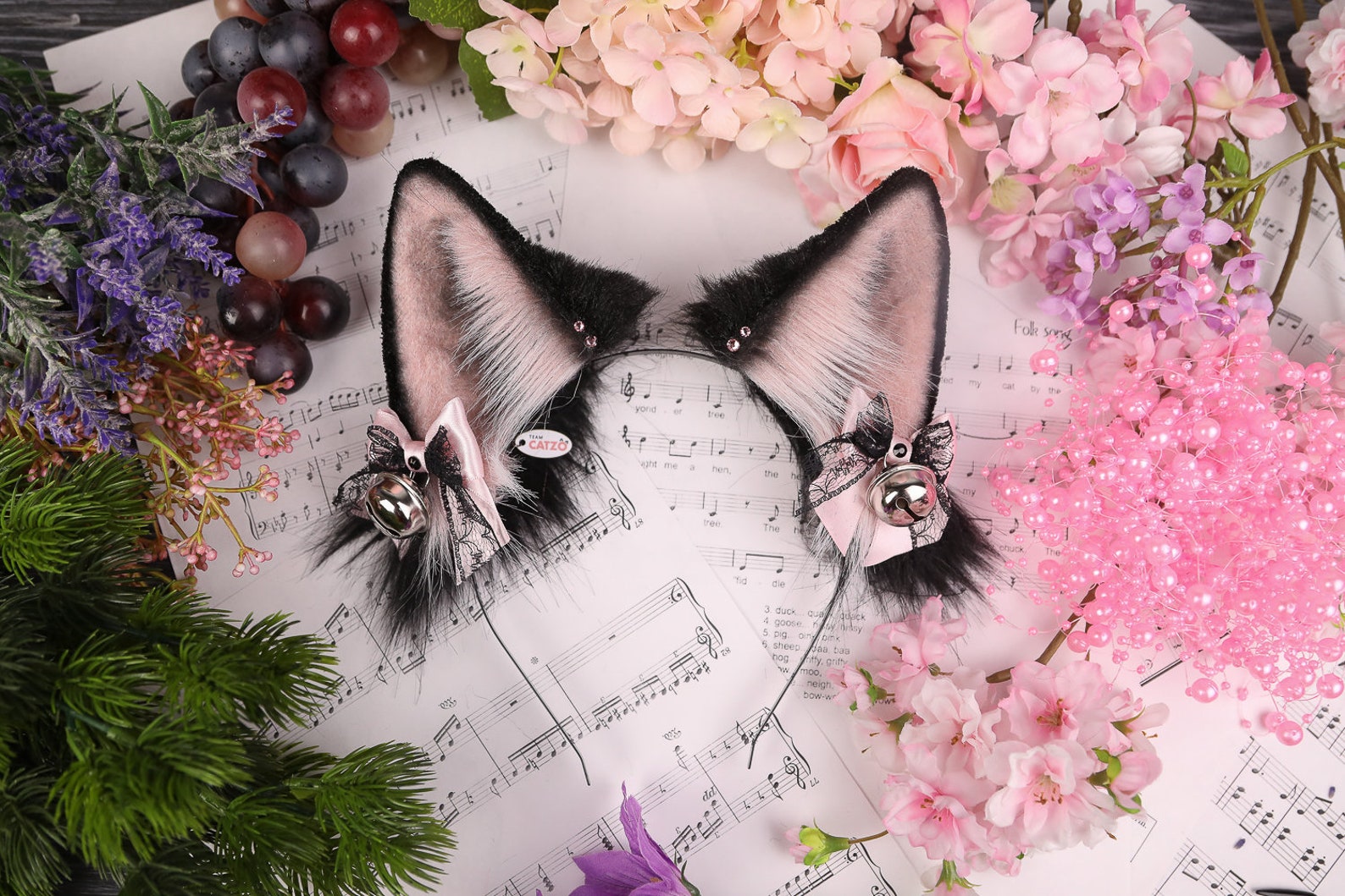 Classic Black Fox Ears MTO | Etsy