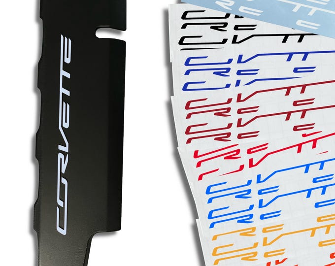 For 2014-2019 Chevy Corvette C7 LT1 6.2L Fuel Rail Engine Cover Decal ...
