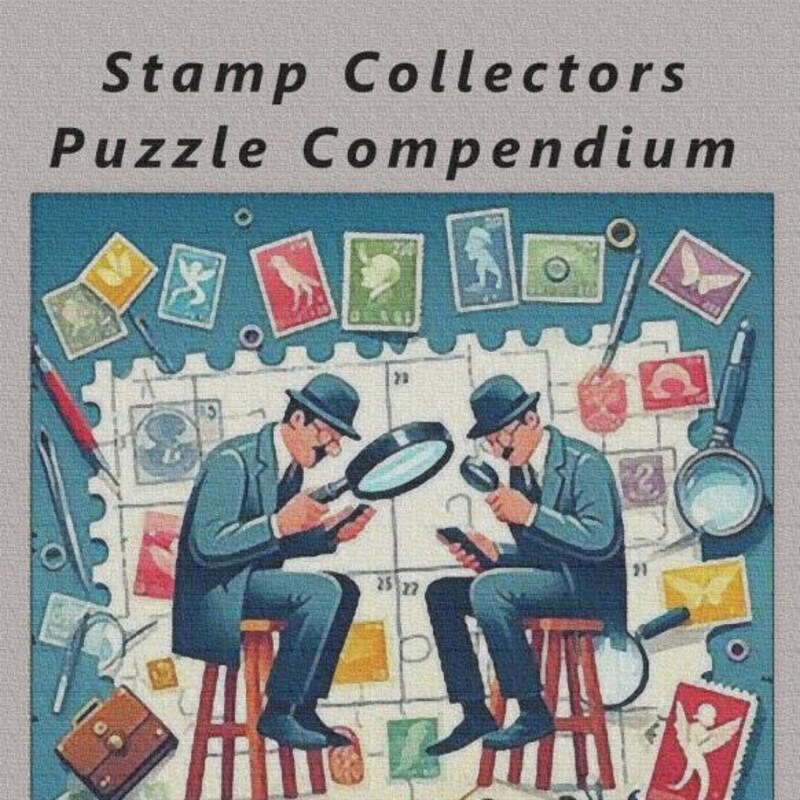 Book Stamp for Puzzles - Etsy