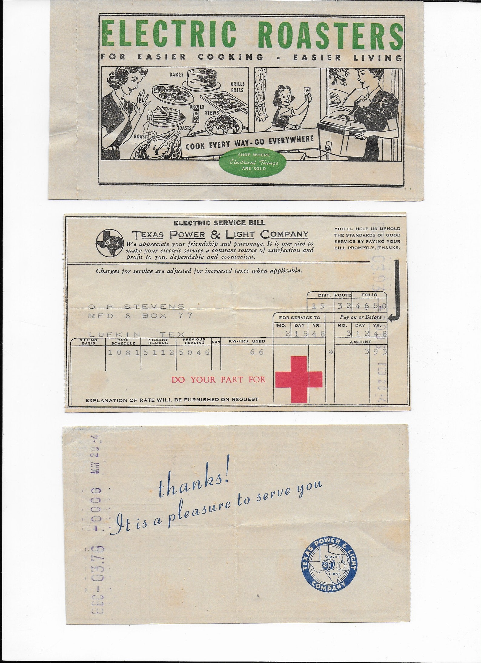 1940's Utility Bills Digital Files; for Downloading and Printing - Etsy