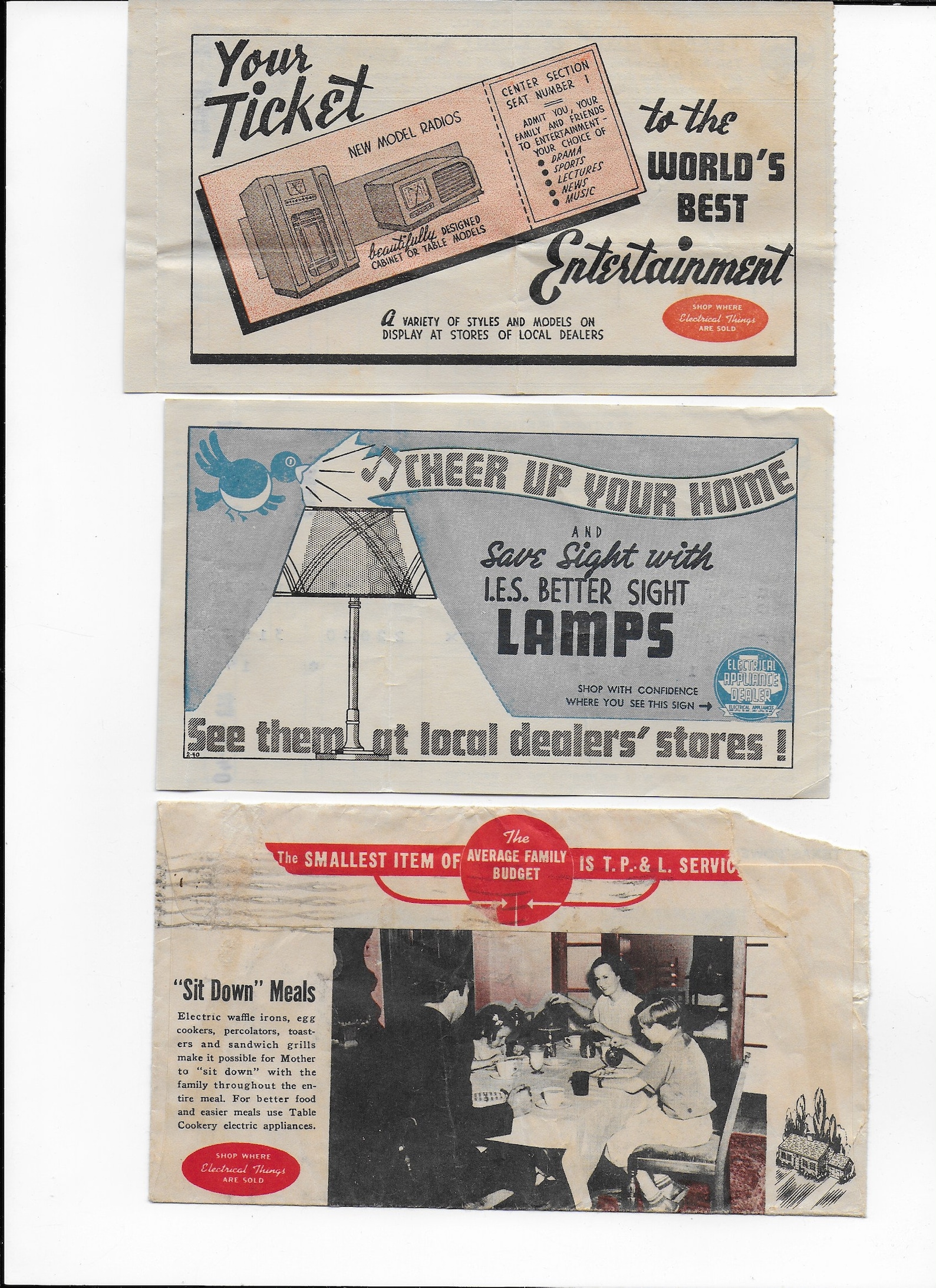 1940's Utility Bills Digital Files; for Downloading and Printing - Etsy