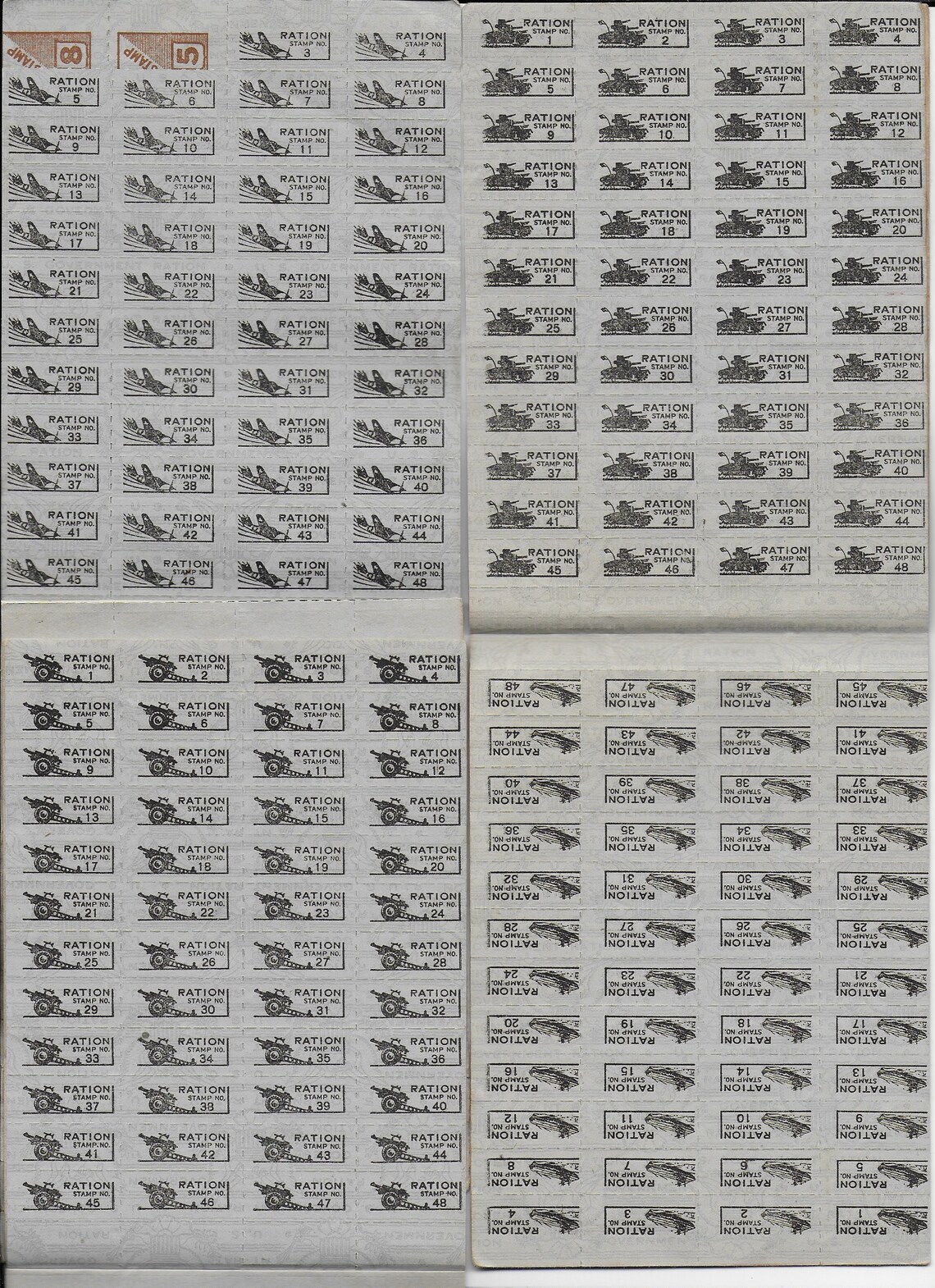 1940's War Ration Books and Paperwork Digital Files; Stamps ...