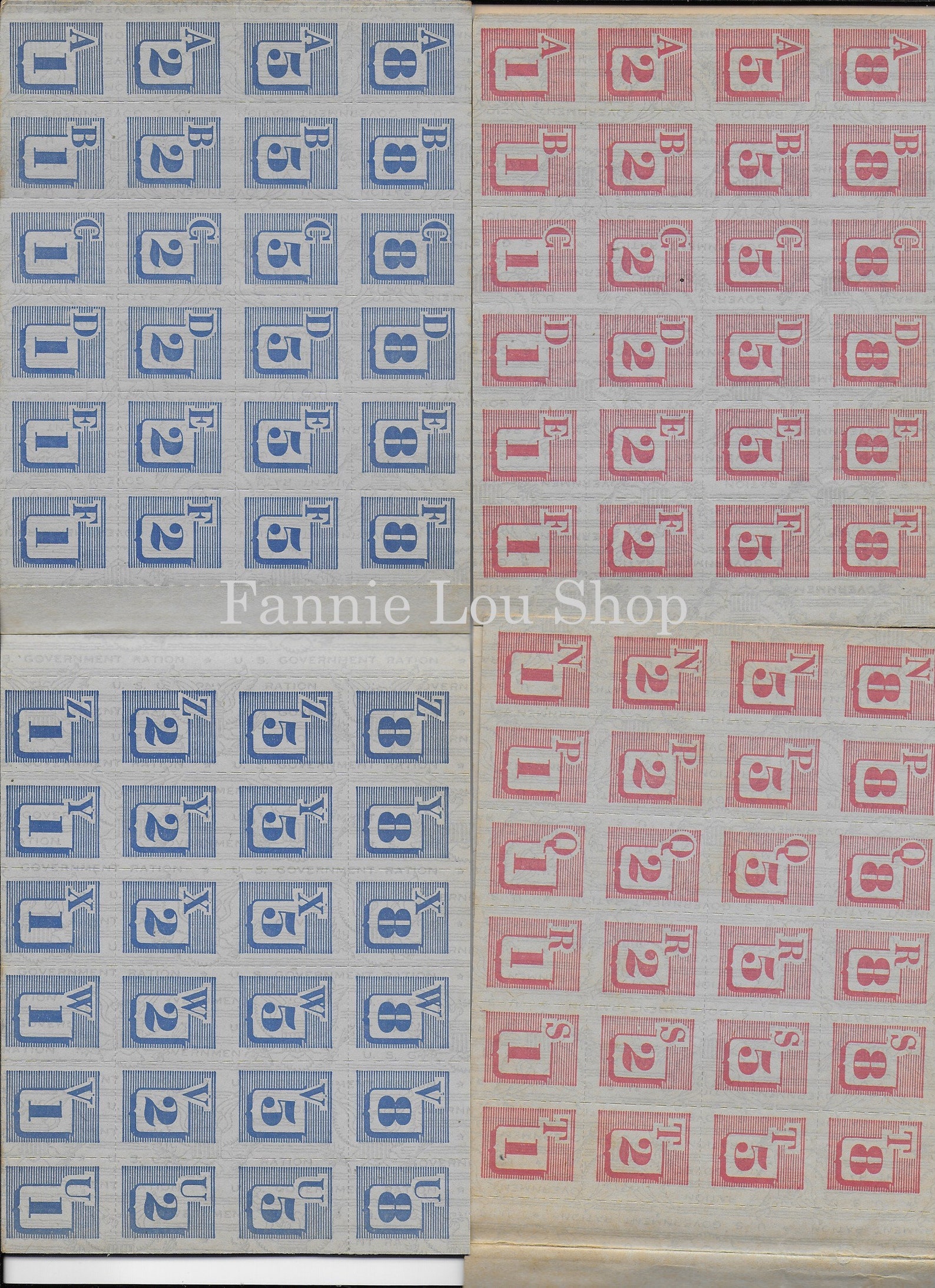 1940's War Ration Books and Paperwork Digital Files; Stamps ...