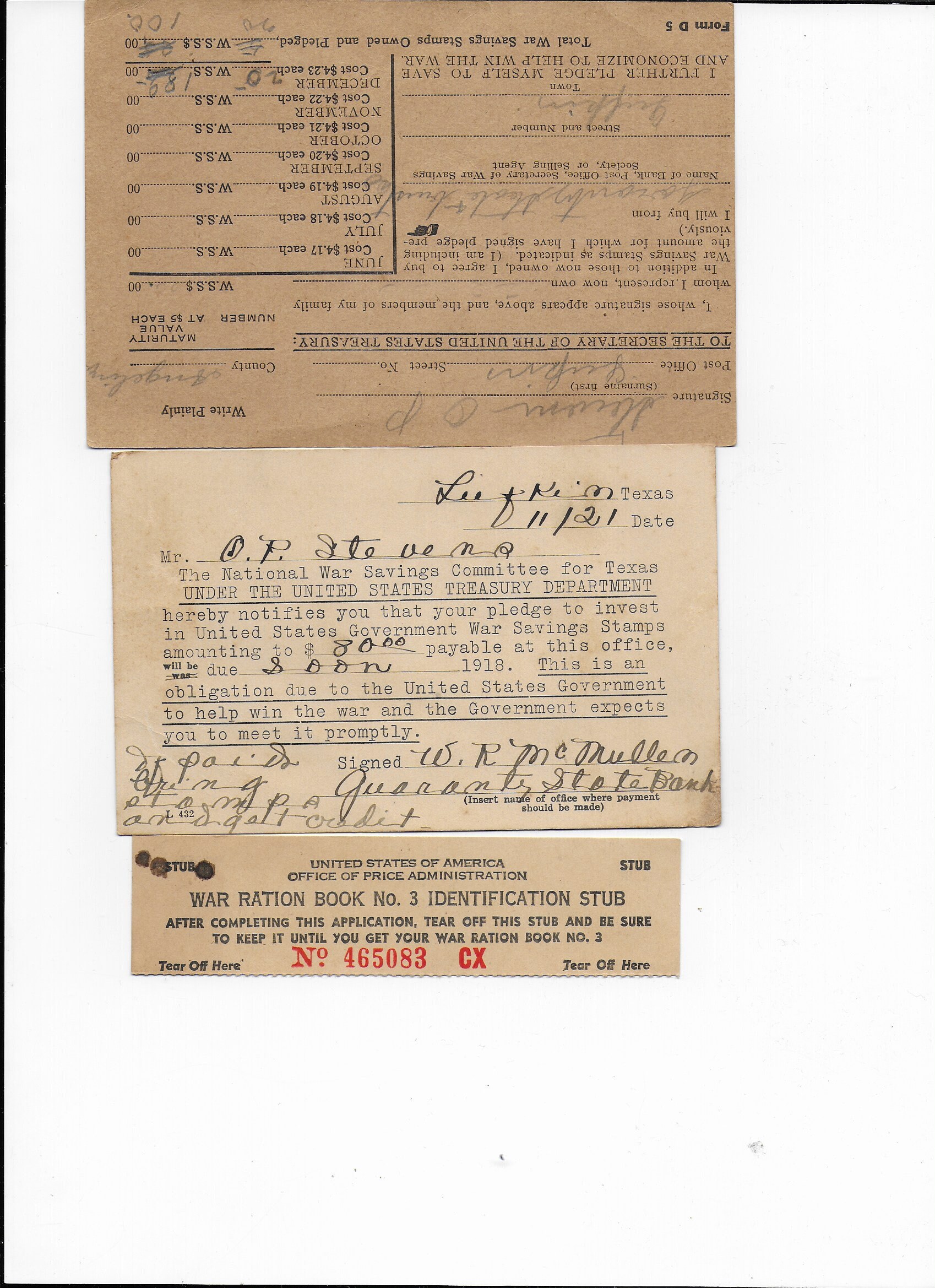 1940's War Ration Books and Paperwork Digital Files; Stamps ...