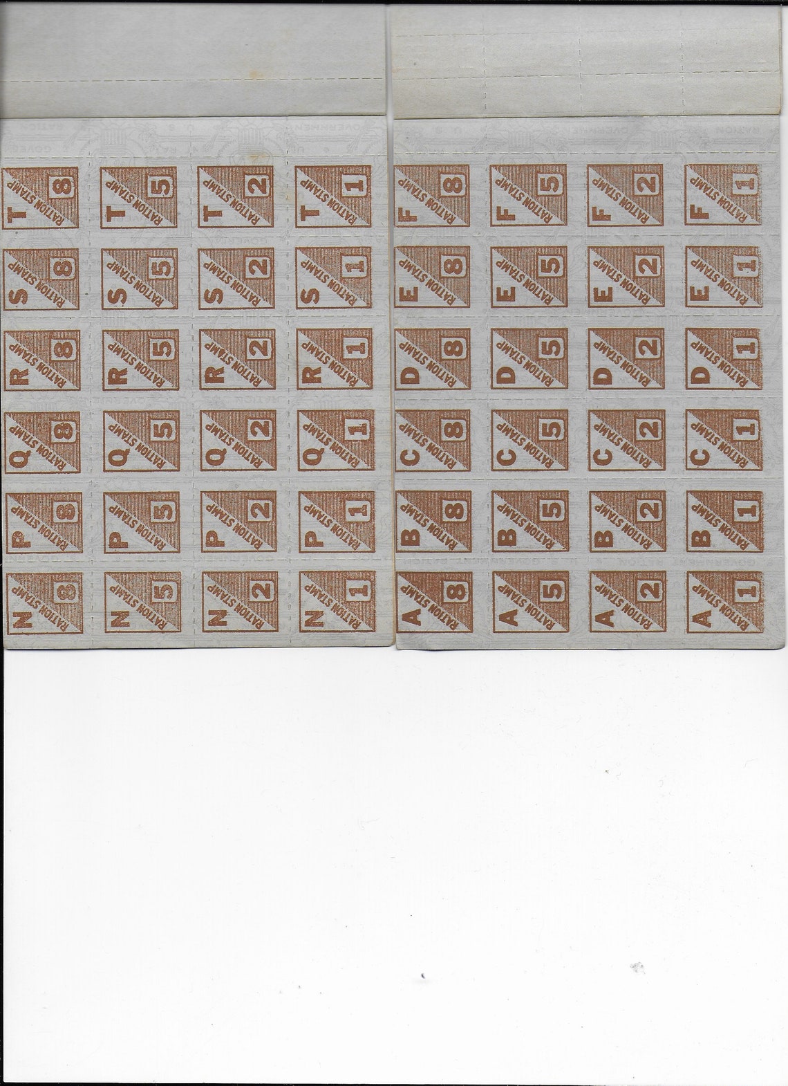 1940's War Ration Books and Paperwork Digital Files; Stamps ...