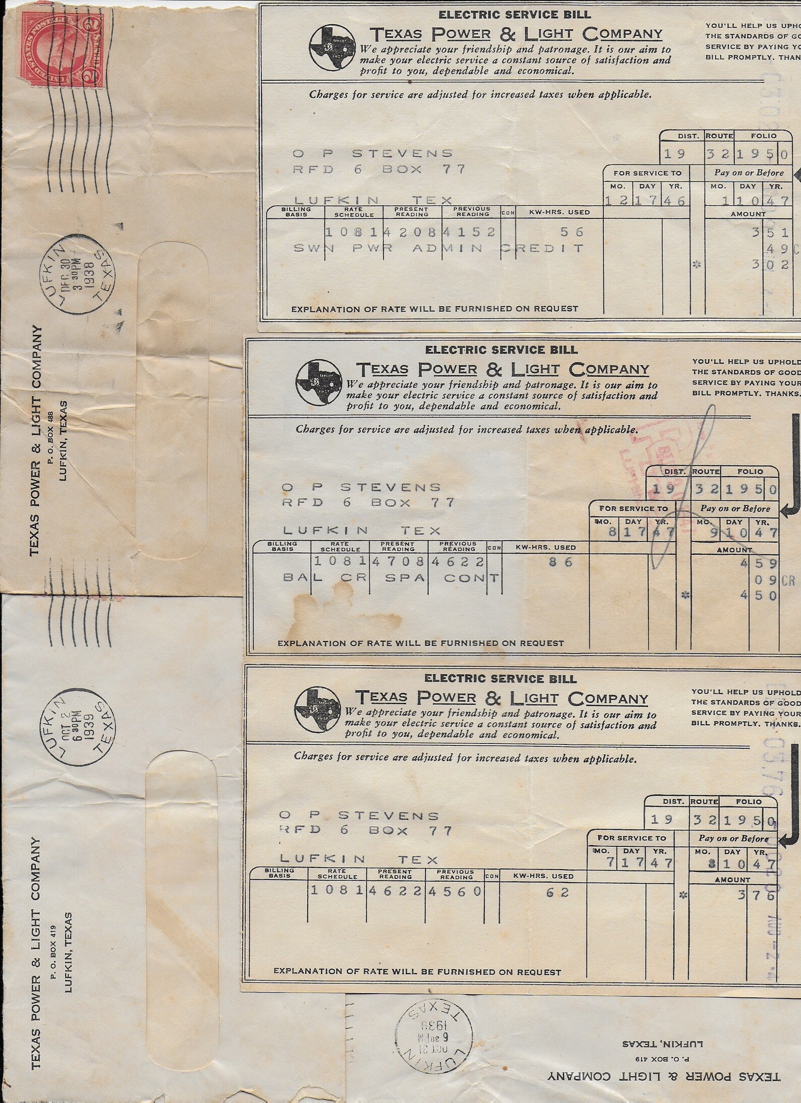 1940's Utility Bills Digital Files; for Downloading and Printing - Etsy