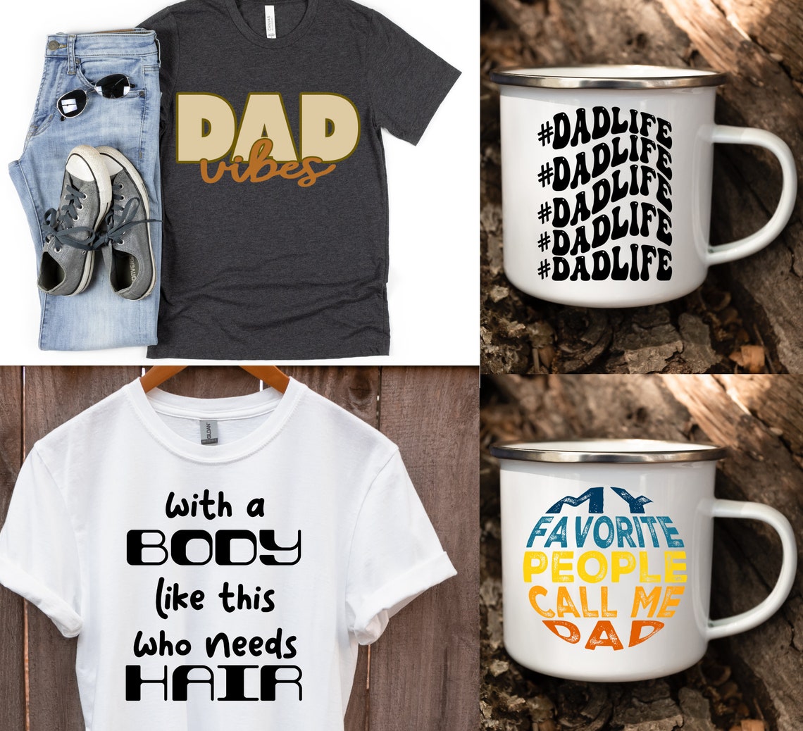 Father's Day, Bundle SVG, Bundle PNG, POD, Retro, Pops, Dad ...