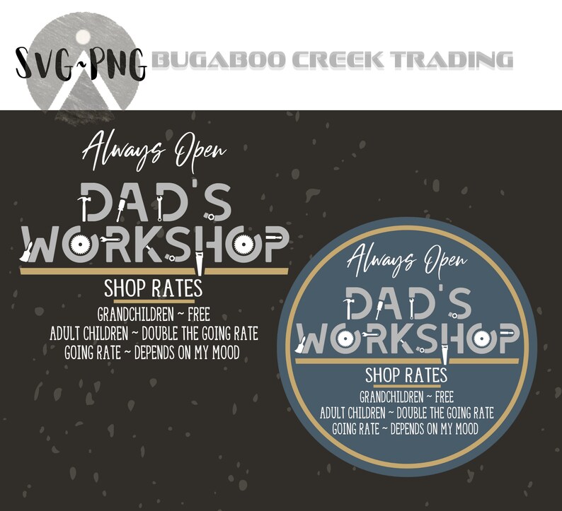 Werkstatt SVG, Untersetzer SVG, Papa SVG, Papa Zeichen, Cricut Design ...