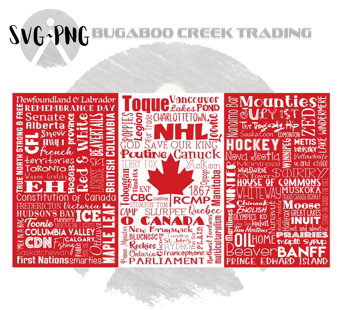 Canada Flag, SVG, Canadian, Word Art, Canada Day, Patriotic, Laser Cut ...