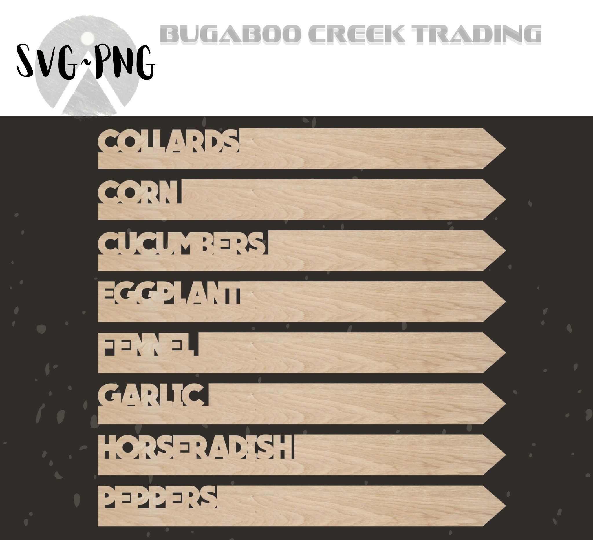 Garden Markers SVG, Spring Planting, Garden Stakes, Digital Download ...