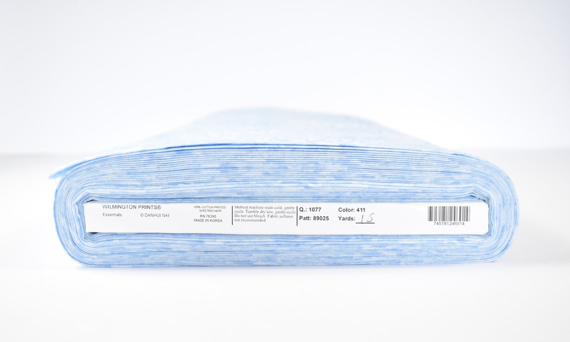 Light Blue Scroll Wilmington Prints Essentials Premium | Etsy