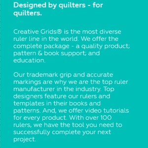 Creative Grids Spider Web Quilt Ruler CGRKA6 - Etsy