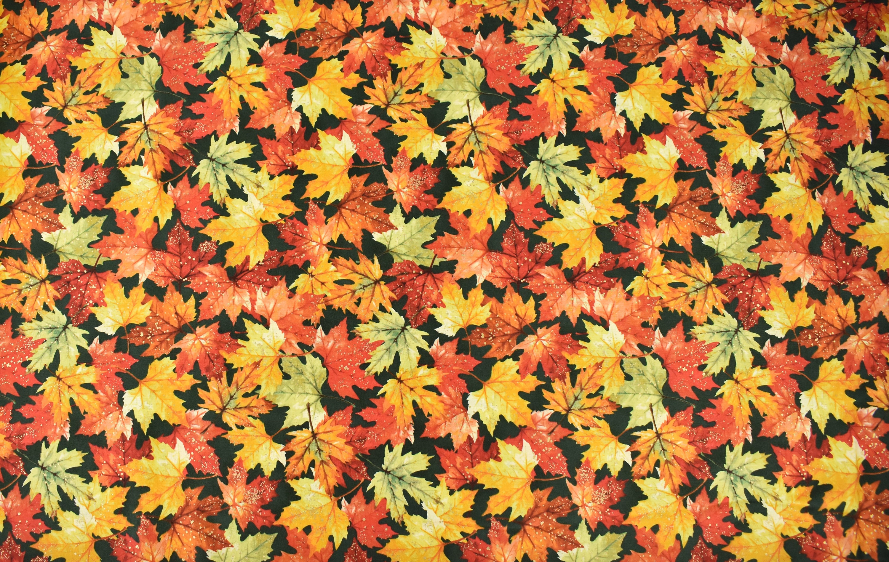 Emerald/gold Hoffman Fabrics Autumn is in the Air - Etsy