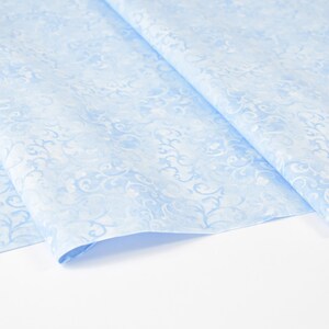 Light Blue Scroll - Wilmington Prints Essentials Premium Cotton ...