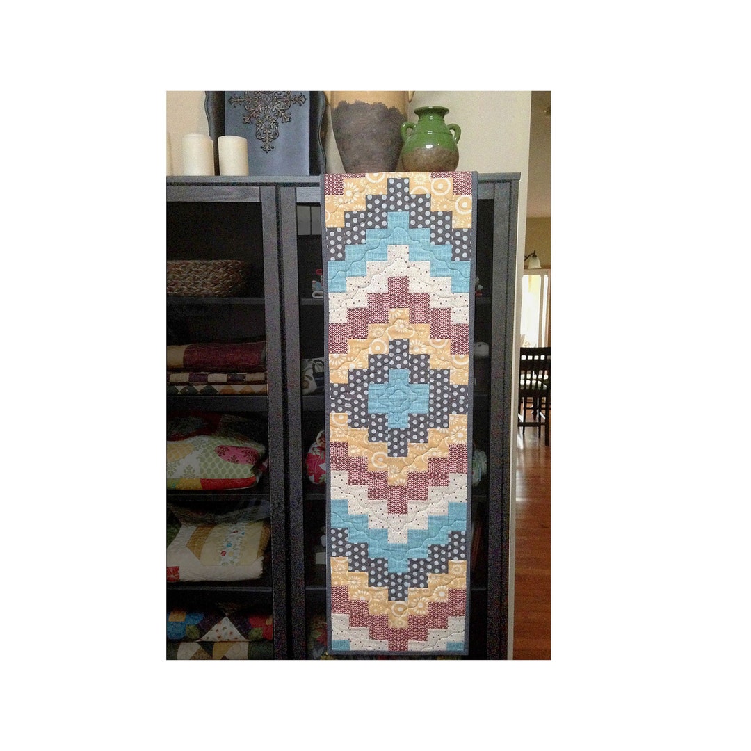 Waverunner Table Runner Quilt Pattern - Cut Loose Press - Gudrun Erla ...