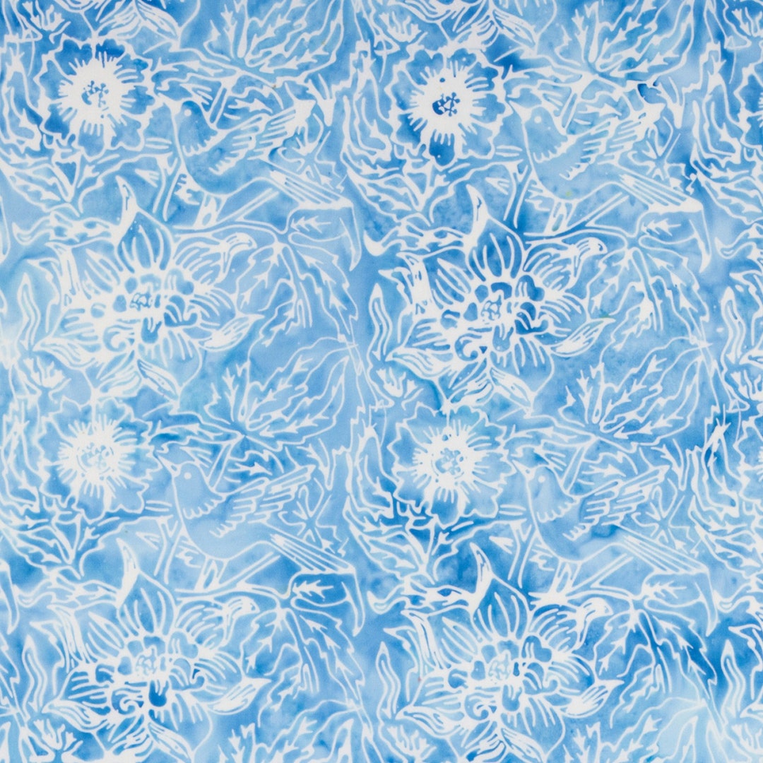 Tjaps Carolina Blue Batik - Riley Blake Designs Expressions Batiks ...