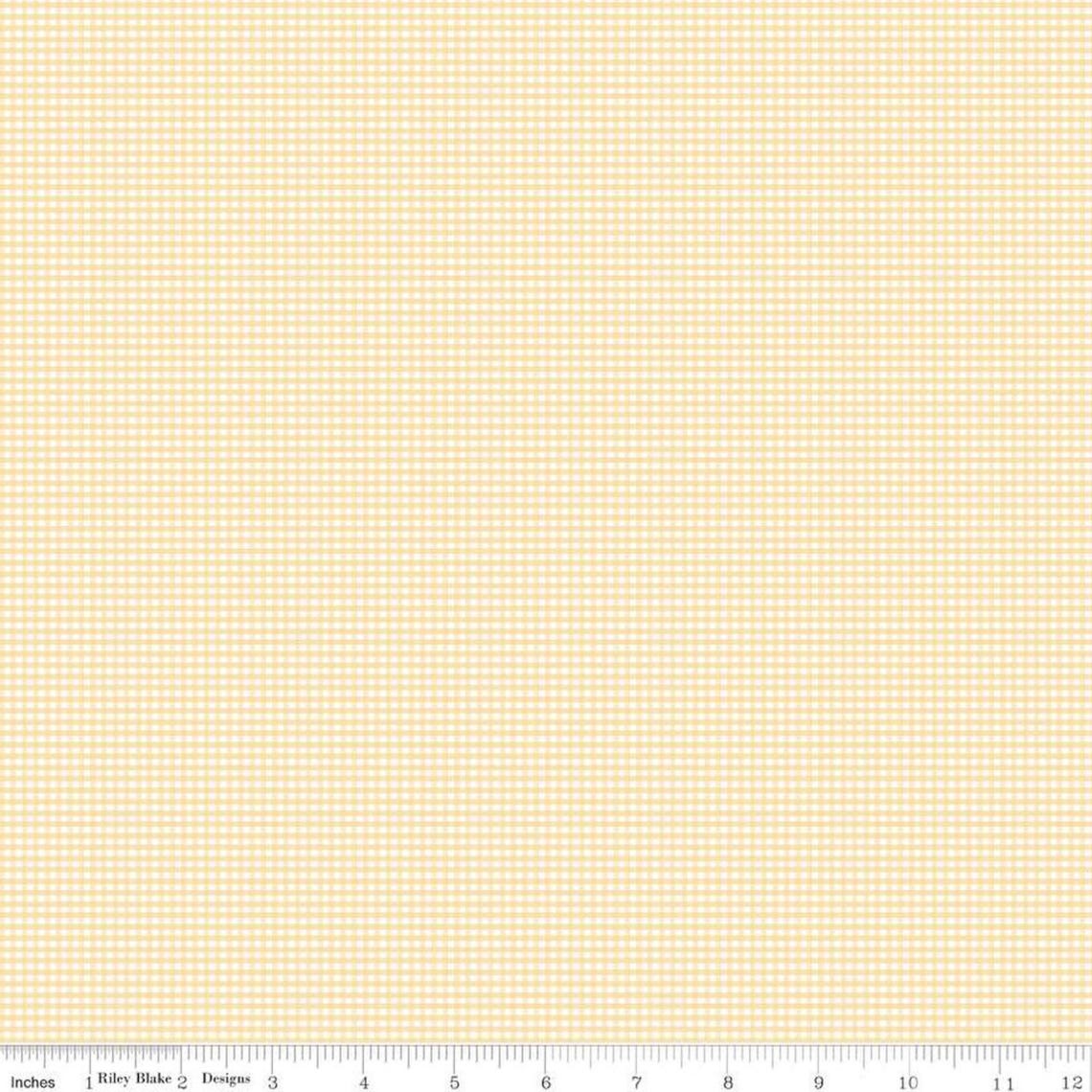 Beehive Micro Gingham - Riley Blake Designs C455-BEEHIVE - Cotton ...