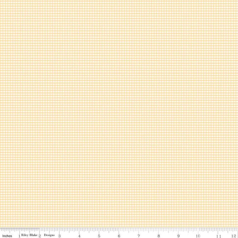 Beehive Micro Gingham - Riley Blake Designs C455-BEEHIVE - Cotton ...
