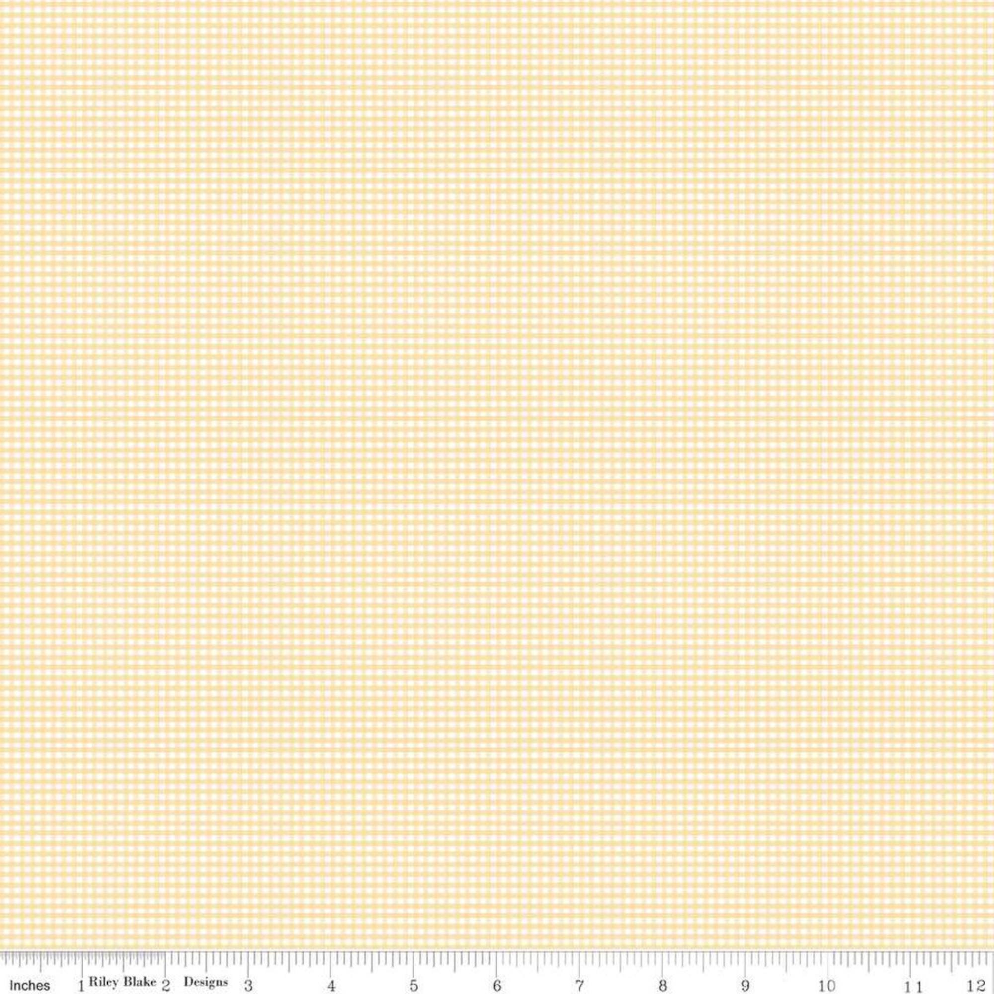 Beehive Micro Gingham - Riley Blake Designs C455-BEEHIVE - Cotton ...