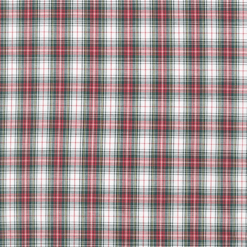 Red Plaid Fabric - Etsy