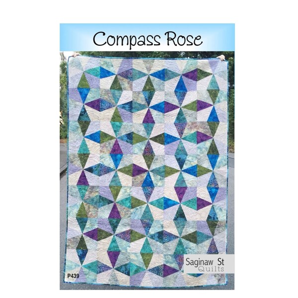 Compass Rose Quilt Pattern - Etsy