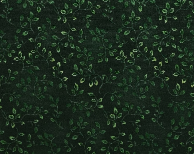 Dark Green Vines - Henry Glass Folio by Color Principle Premium Cotton ...