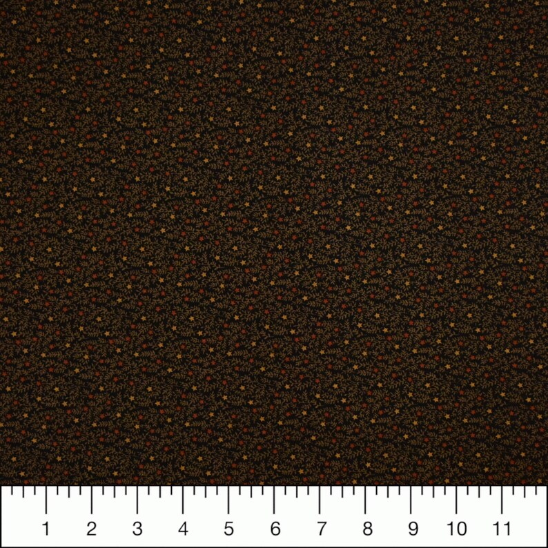 Black Star Vines Henry Glass Premium Cotton Quilting Fabric - Etsy