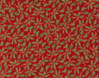Red Christmas Fabric | Etsy