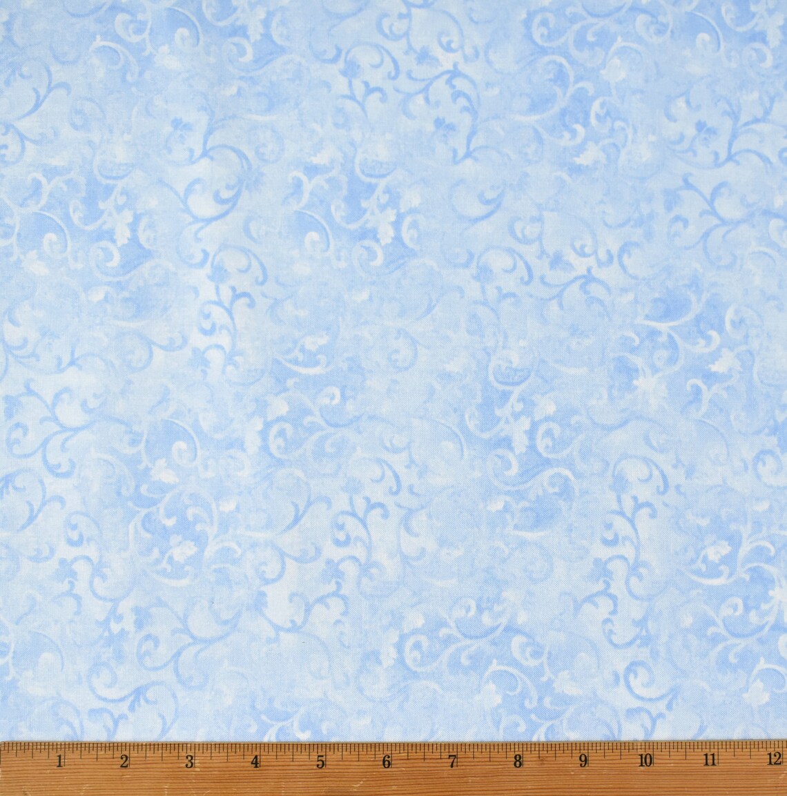 Light Blue Scroll Wilmington Prints Essentials Premium - Etsy