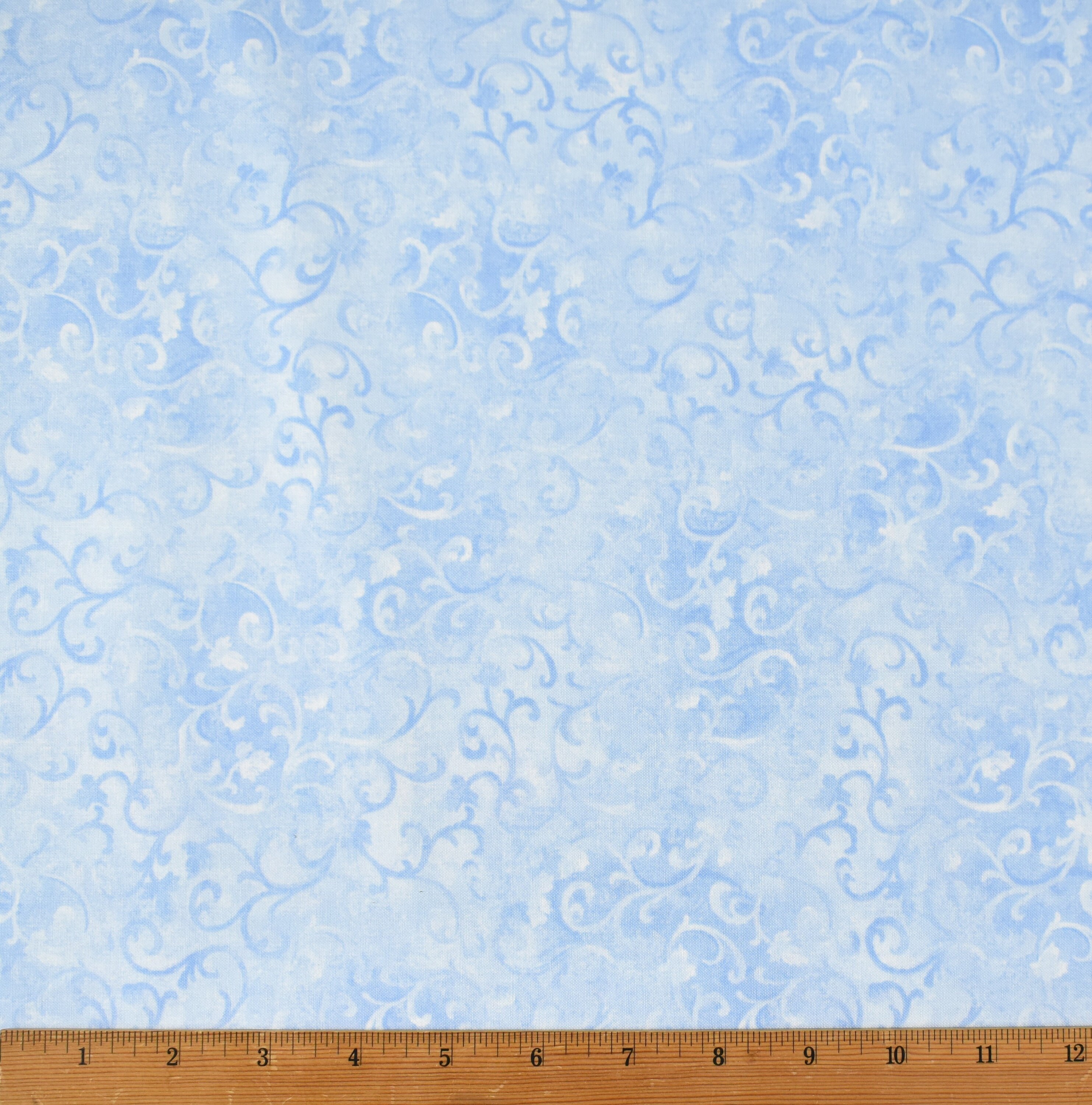 Light Blue Scroll Wilmington Prints Essentials Premium | Etsy