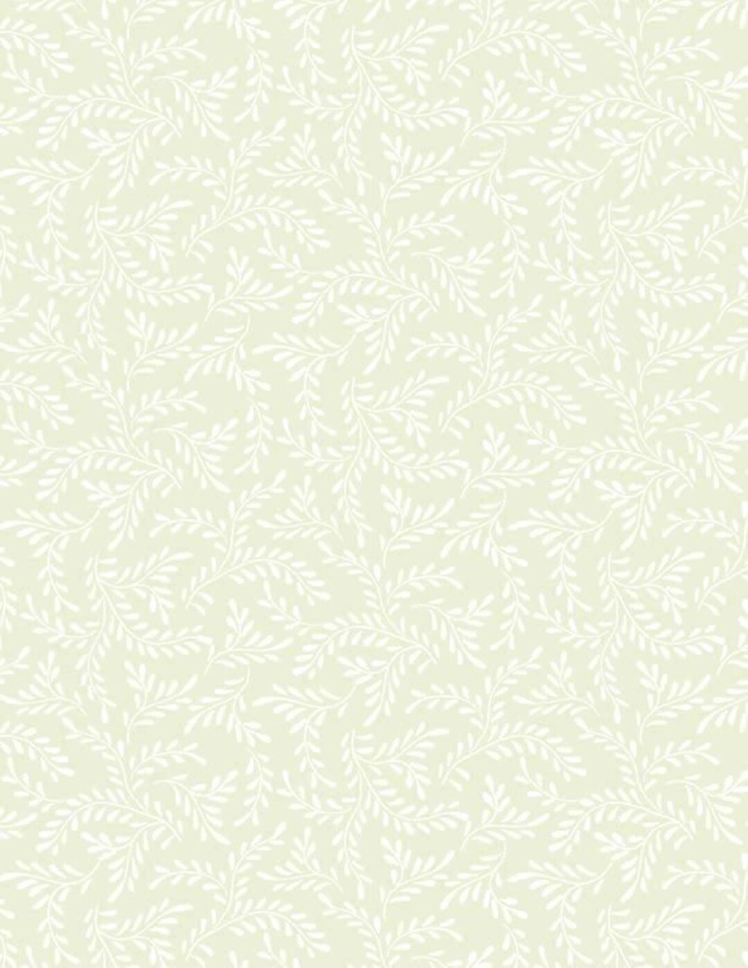 Cream Sprigs Wilmington Prints Premium Cotton Quilting Fabric by the ...