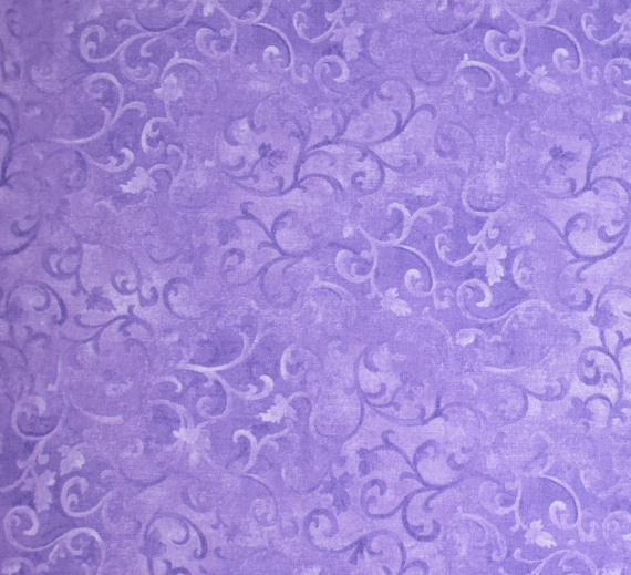Purple Scroll Wilmington Prints Essentials Premium Cotton - Etsy