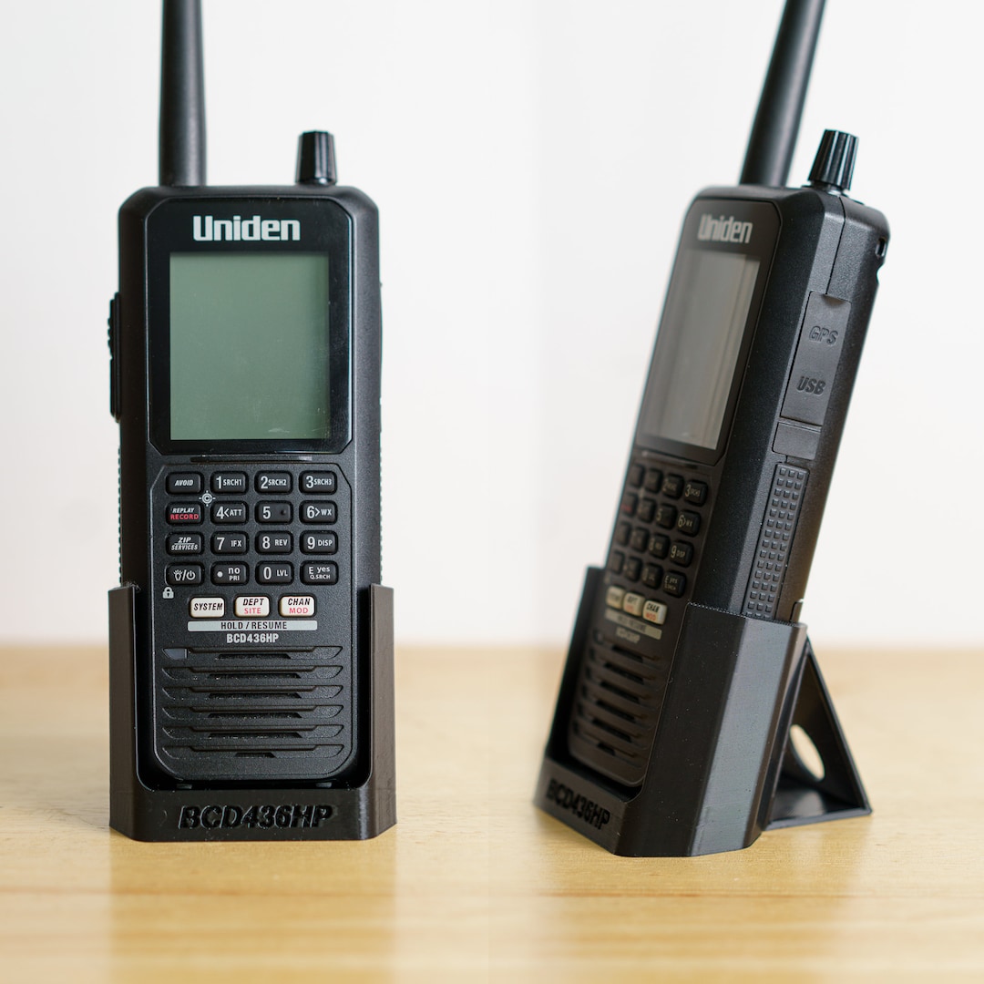 Uniden BCD436HP Radio Police Scanner Custom Stand | 3D Designed ...