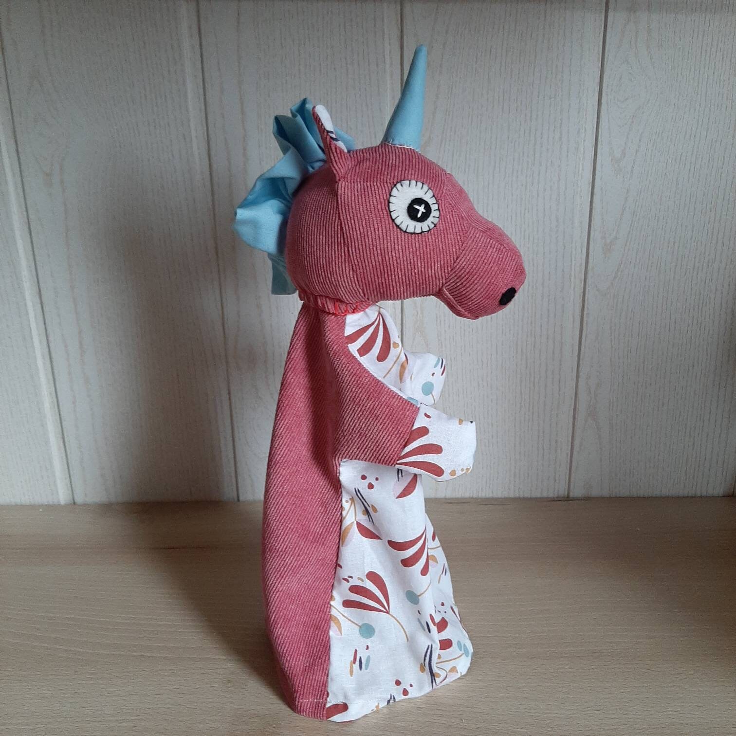 Pink Fabric Unicorn Puppet for Storytelling - Gift Idea for Children - Etsy