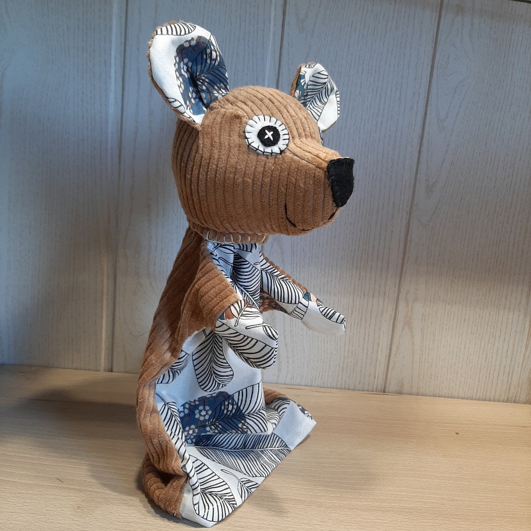 Brown Bear Fabric Glove Puppet for Telling Stories to Children - Etsy