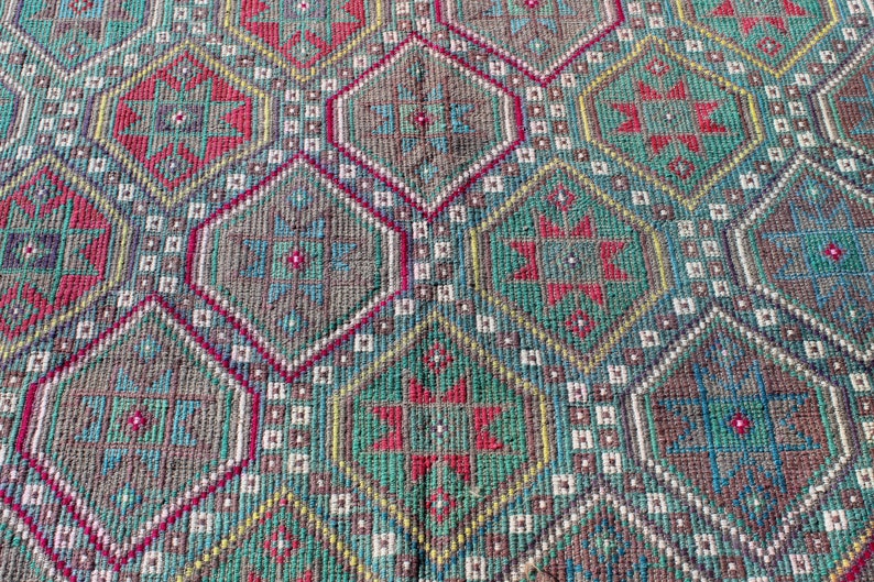 Anatolian Area Vintage Cicim Rug | Etsy