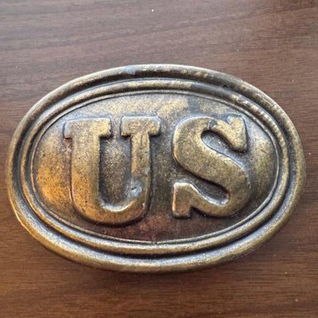Vintage Reproduction U.S. Civil War Belt Buckle Patriotic - Etsy