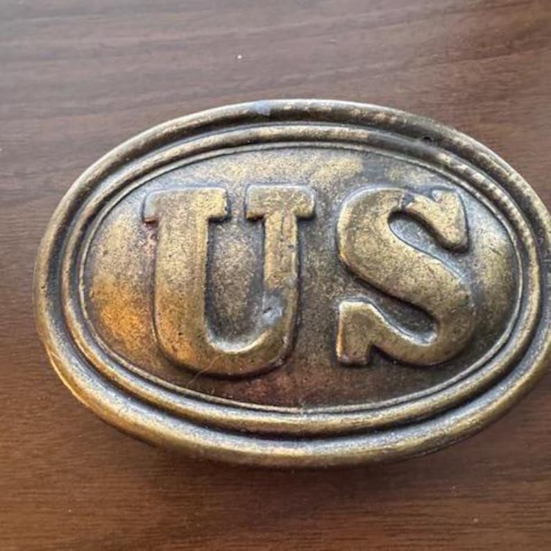 Vintage Reproduction U.S. Civil War Belt Buckle Patriotic - Etsy