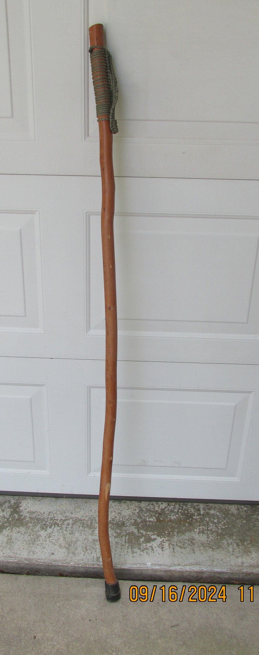 Walking Stick With Cord Wrapping and Handle (#2) - Etsy