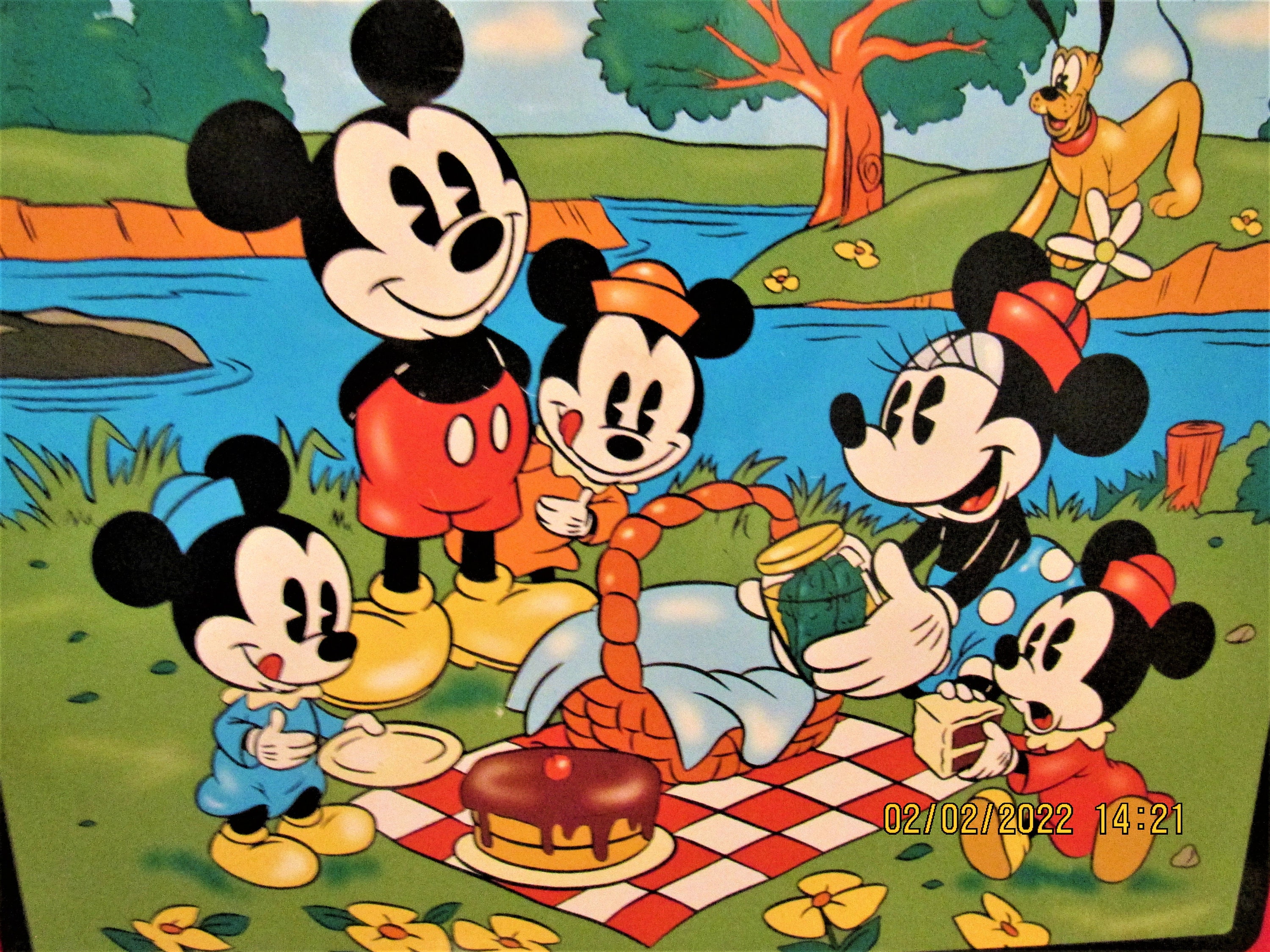 Walt Disney Mickey Mouse Picnic Lunch Box 1997 Series 2 - Etsy