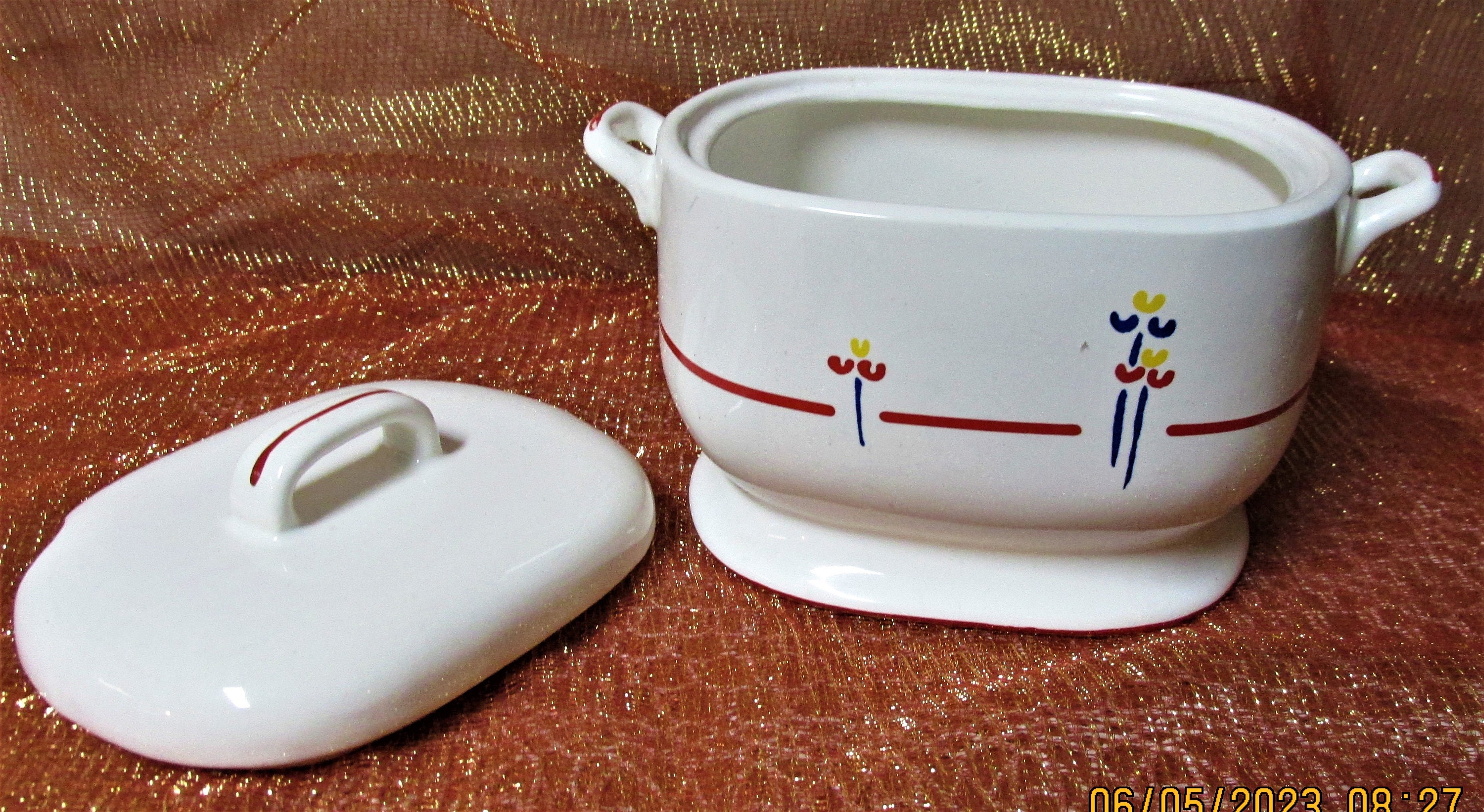 Riva Designs Tulips Soup Tourine Gravy Sauce Bowl No Spoon From Japan ...